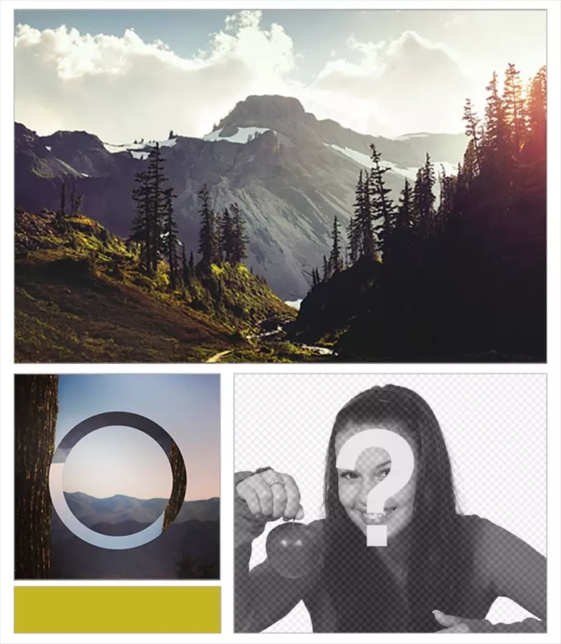 Montages photo avec des paysages et de la nature - Photoeffets